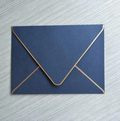 Custom Print 19X140mm Gold Foil Edge 250gsm Paper Cardstock Gold Trim ...