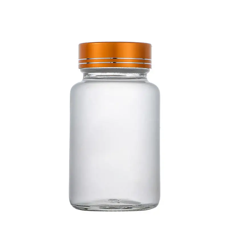 Wide Mouth Clear Frost Pharmaceutical Packer Bottle Pill Container ...