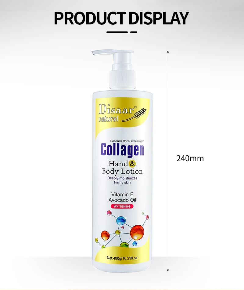 Disaar Beauty Collagen Body Lotion - Moisturizing Whitening