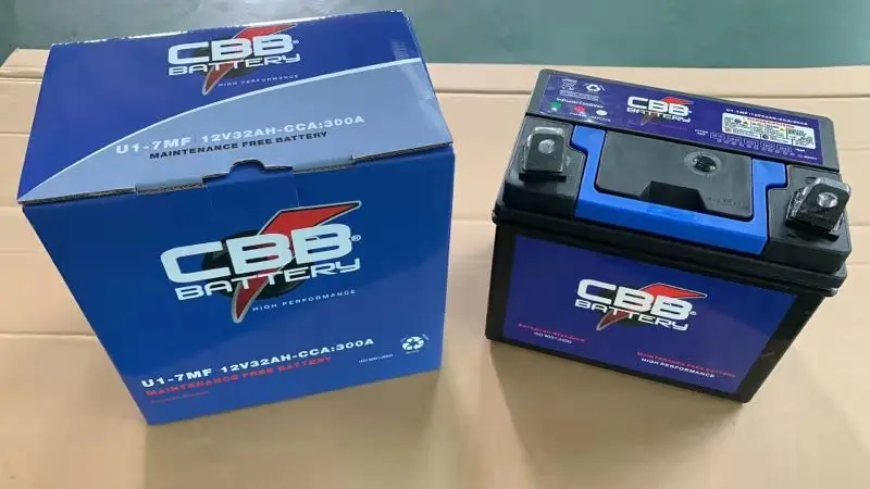 CBB U1-7 Maintenance Free Lawn Mower Battery - 30-50AH