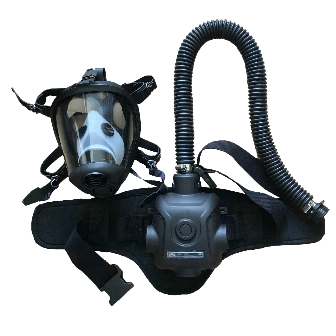 Full Face Electric Blower PAPR Gas Mask with Air Purifying Respirator ...