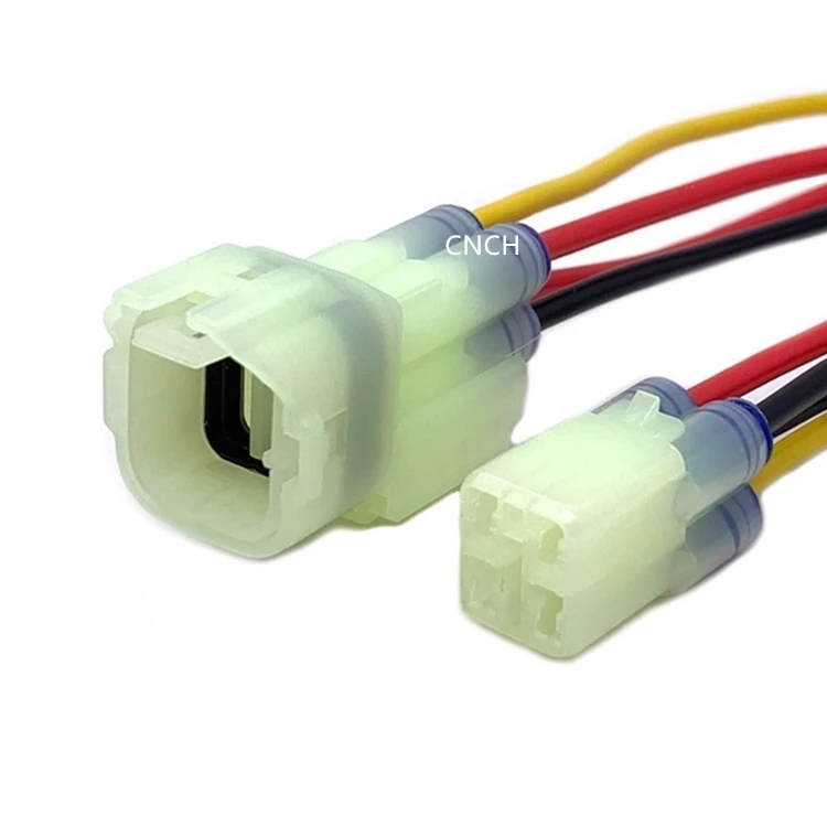 4 Pin Motorcycle Connector Extension HM 090 - CNCH Custom Plugs Wire ...