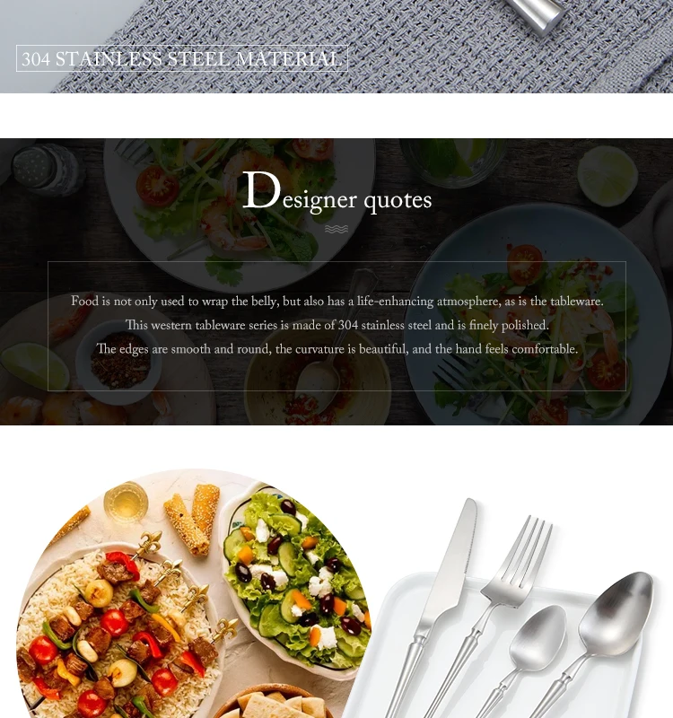 Vintage Silverware - Premium Hotel Restaurant Stainless Steel Cutlery Set