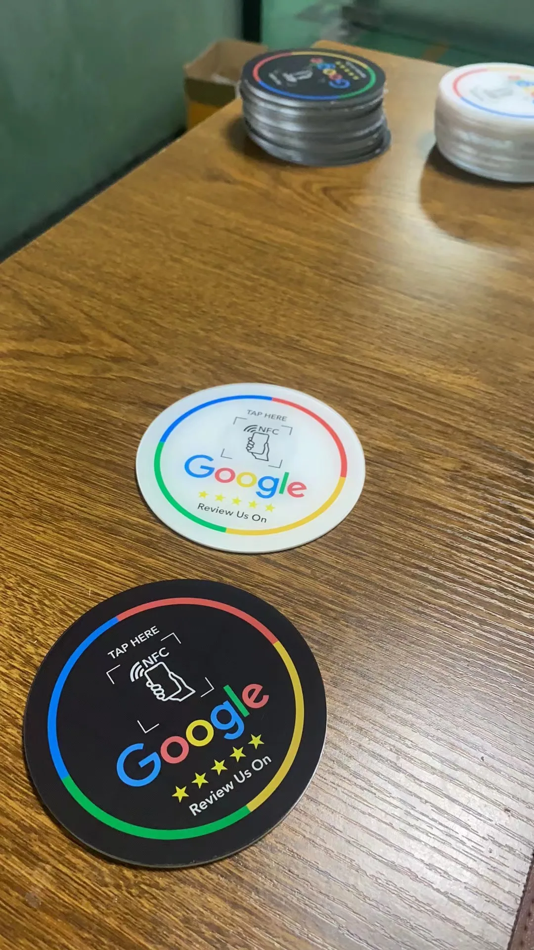 Google Review Nfc Table Sticker Restaurant Table Display Stand Google ...
