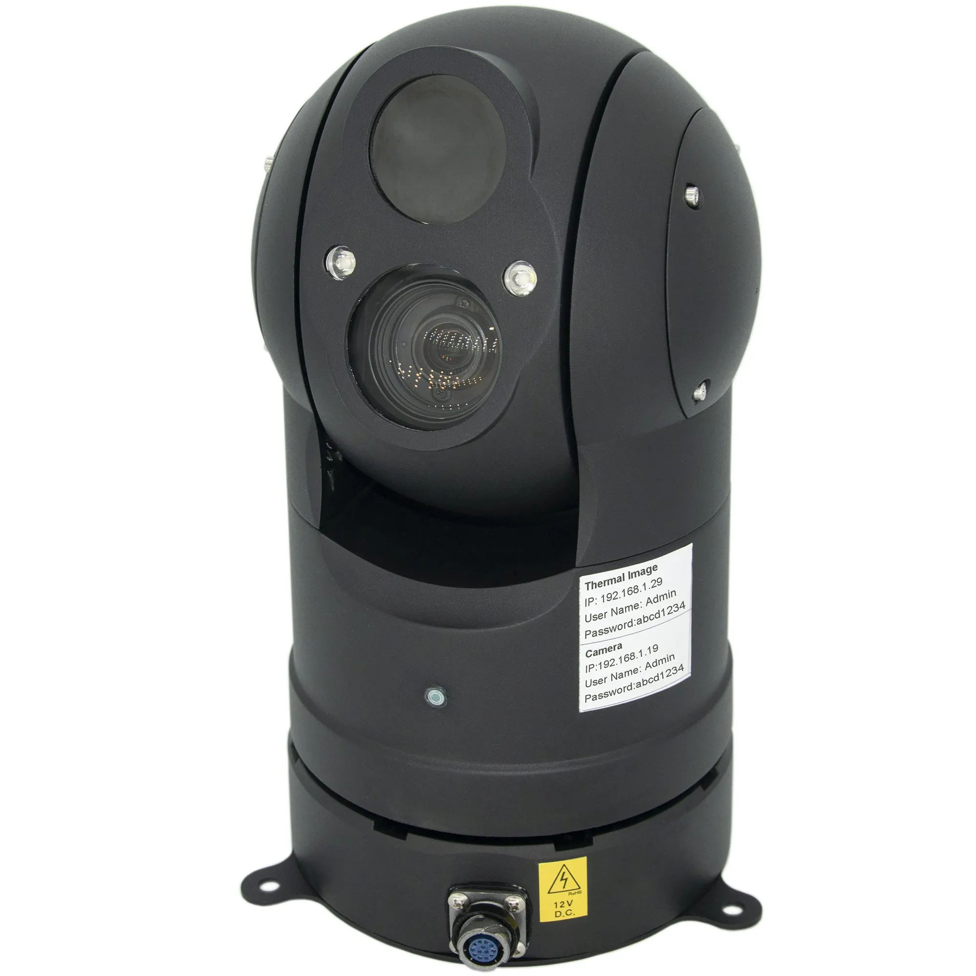 Bi Spectrum Visible And Thermal Image Ptz Camera Customizable Thermal ...