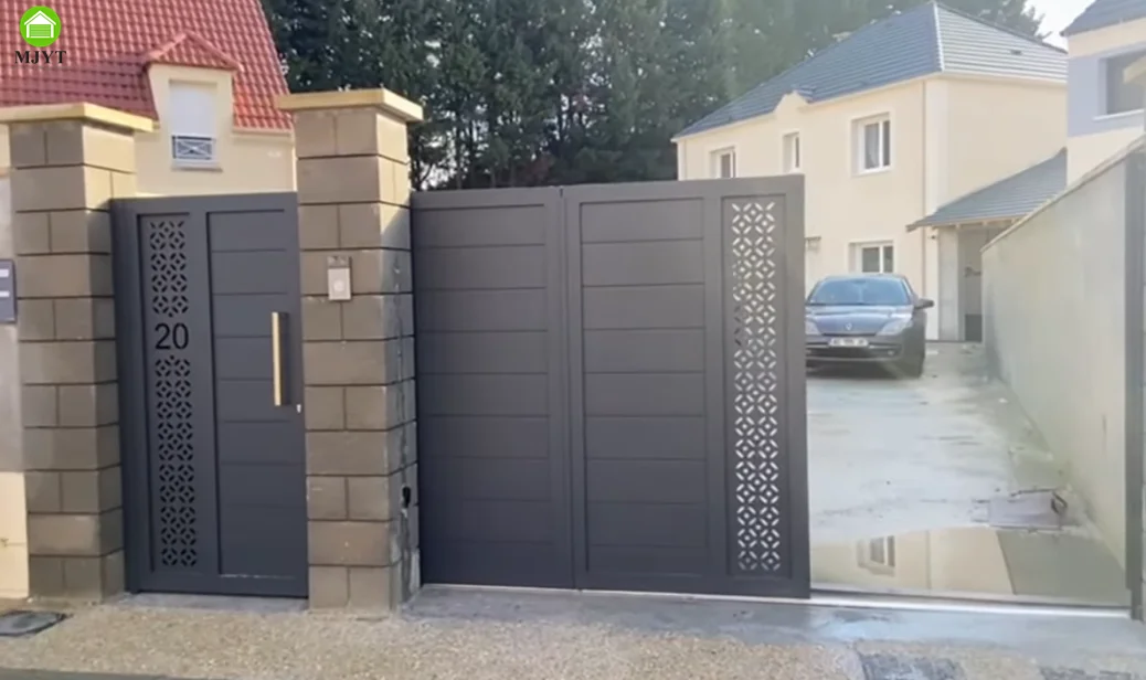 90 Degrees Angle Gate - Rotating Track Automatic Door Corner