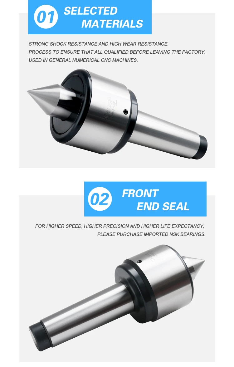 Lathe Machine Live Center - Precision Heavy Load MT4