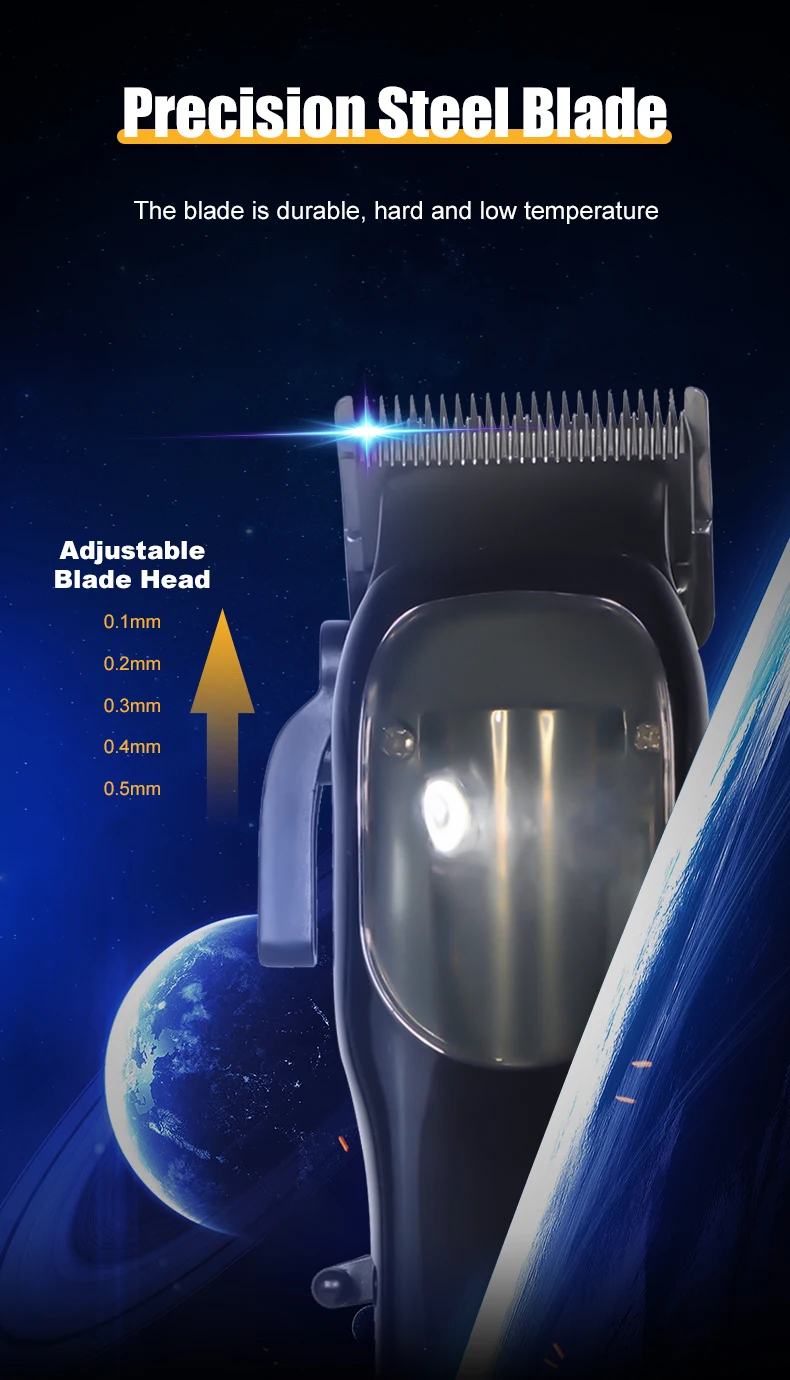 Koofex Professional Barber Clipper - 12000 RPM LCD Display