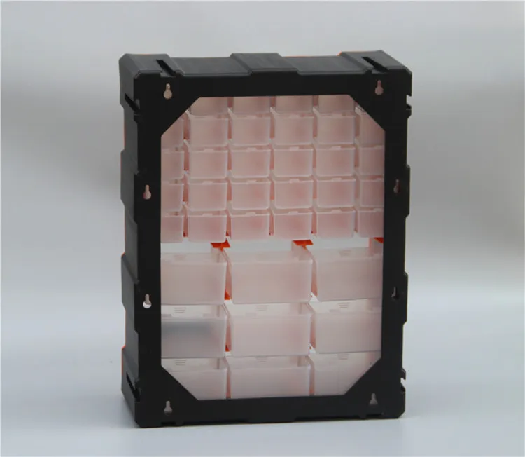 Multifunctional Small Parts Organizer 40 Drawer Stackable Storage Box ...