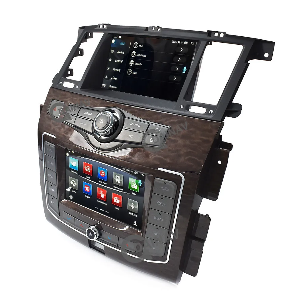 Android Dual Screen Car Radio GPS for Infiniti QX56/QX80