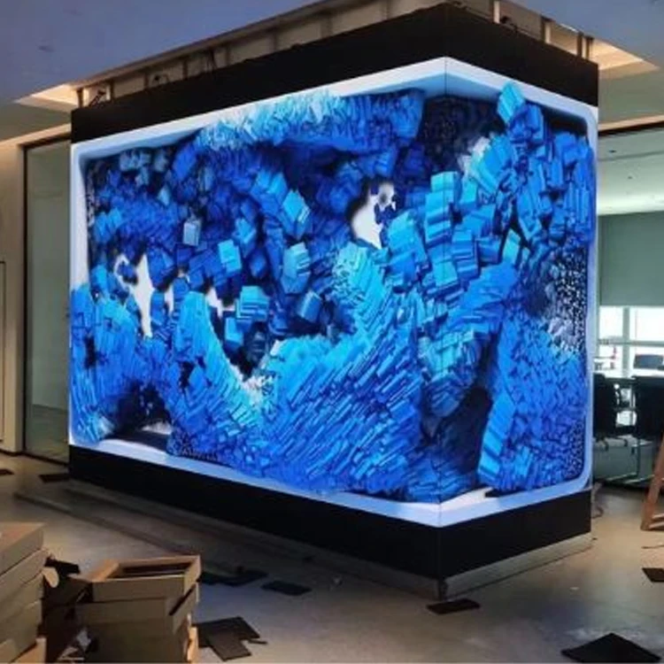 Full colour high resolution outdoor flexible LED screen Curtain Led ...