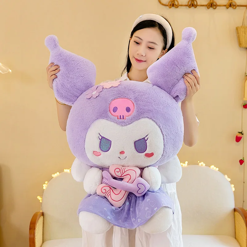 Cinnamoroll High Quality Plush Toys Kuromi My Melody Hug Love Heart ...
