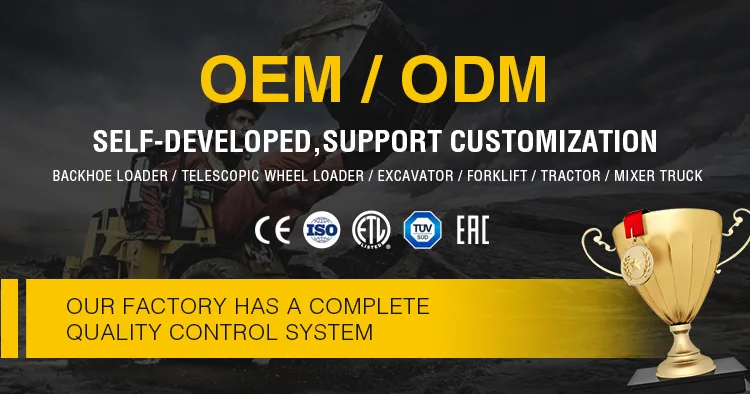 Yaweh Jl3cx Backhoe Loader Construction Machinery Agricultural ...