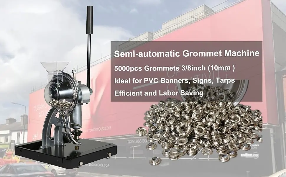 Manual Eyelet Hole Punching Machine - Energy Saving & Durable
