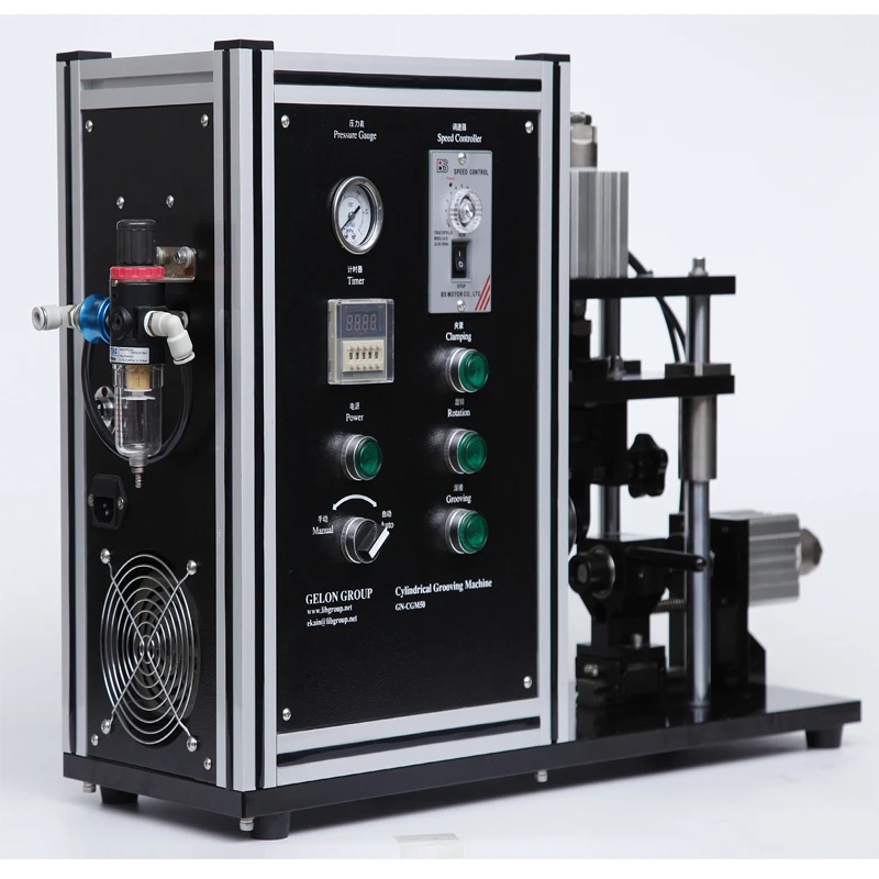 18650 Lab Small Semi-automatic Cylinder Cell Shell Rolling Groover ...