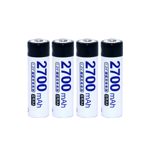 High Capacity Ni-mh Aa 1.2v 2700mah Rechargeable Aa Nimh Batteries For ...