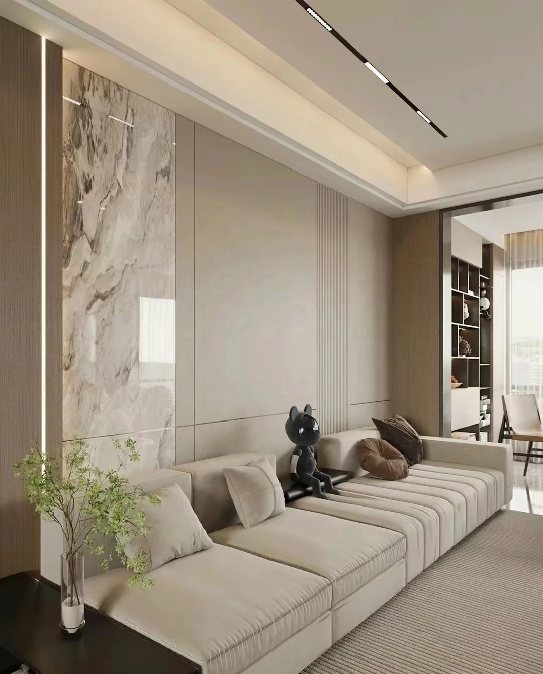 Complete Grain 1220mm*2440mm PVC Marble Sheet Decorative Wall Panels ...