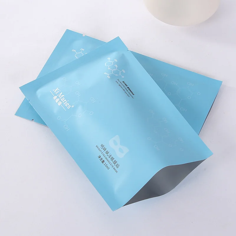 Hot Sale Heat Seal Printed Aluminum Foil Facial Mask Pouch Three Side ...