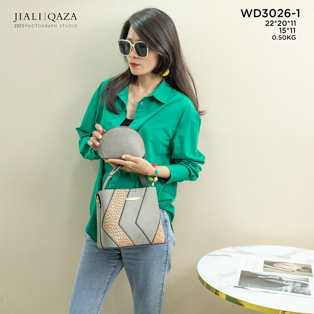 Jiali Qaza Low Price Of Brand New Wholesale Handbag Set Modern Design ...