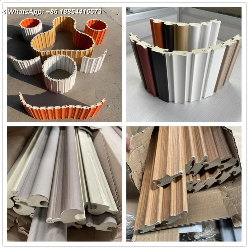 Bendable Half Round Cladding WPC - Flexible Wall Panels