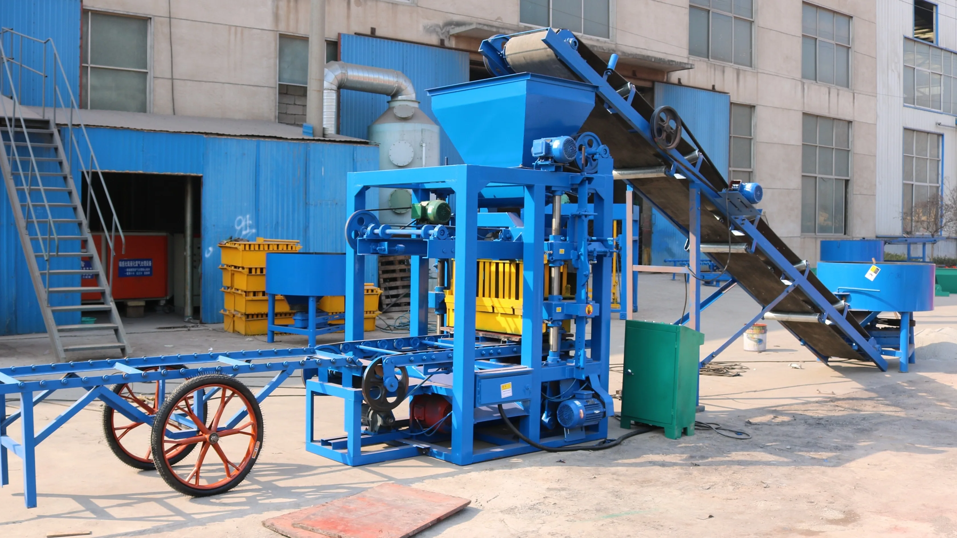 Qtj4-26 Concrete Block Making Machine And Block Make Machine - Buy ...