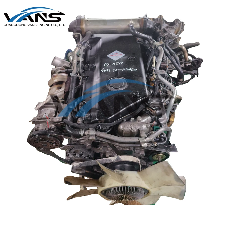 4HK1 189hp diesel Engine 6 Tons Trucks Camiones for ISUZU NPR Cargo Van ...