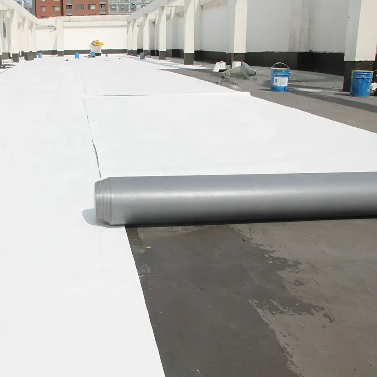 White Grey Color Tpo Waterproofing Membrane For Roofing - Buy Flat ...