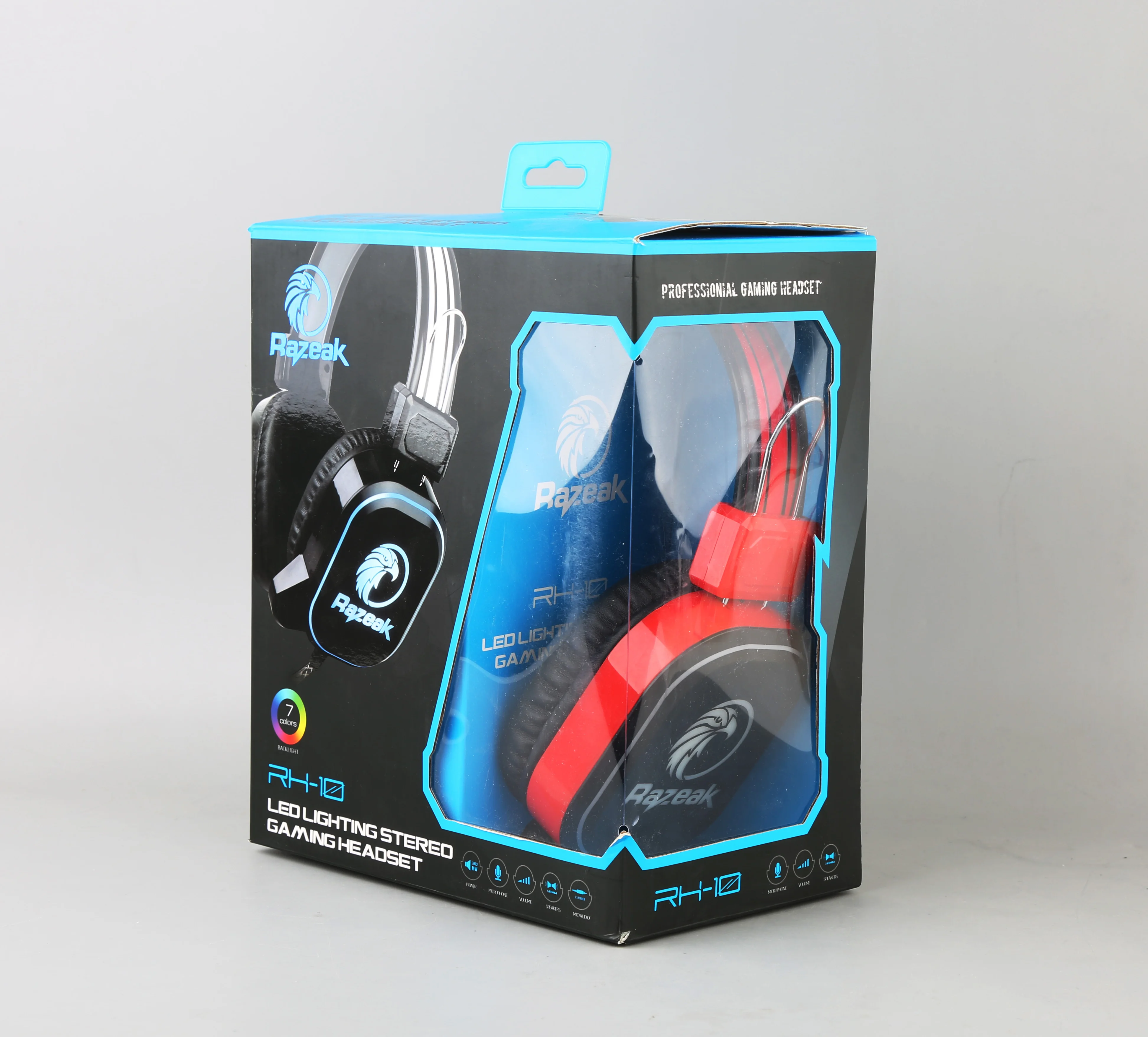 Razeak Factory Oem Stereo Led Light Gaming Headset Bass Surround Noise ...