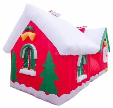 Hot Sale Cheap Outdoor Inflatable Santa's Clause House Tent Christmas ...