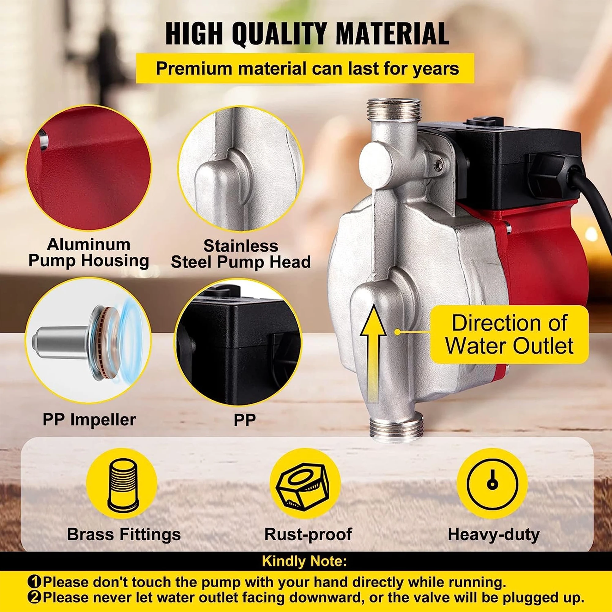 Rs15-9 Home Automatic Hot Sale Household Central Heating Automatic Mini Water Circulation ...