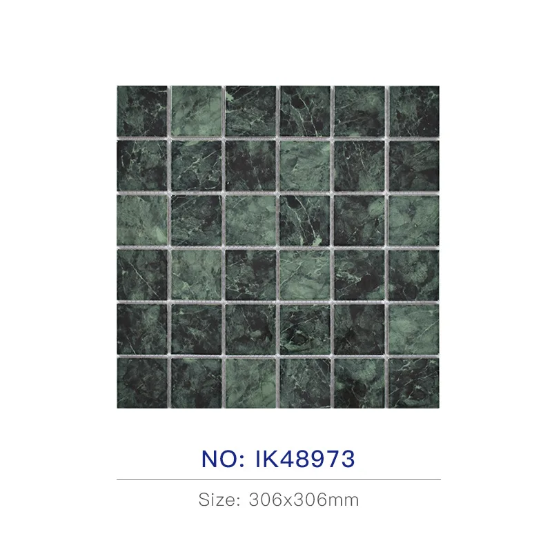 Longstar Latest Hotselling Green Marble Mosaic Tile for Bathroom ...