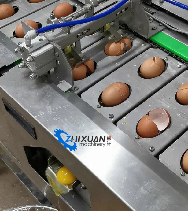 Egg Processing Productiin Line Egg White Yolk Liquid Collecting Machine Egg Breaker Cracker ...
