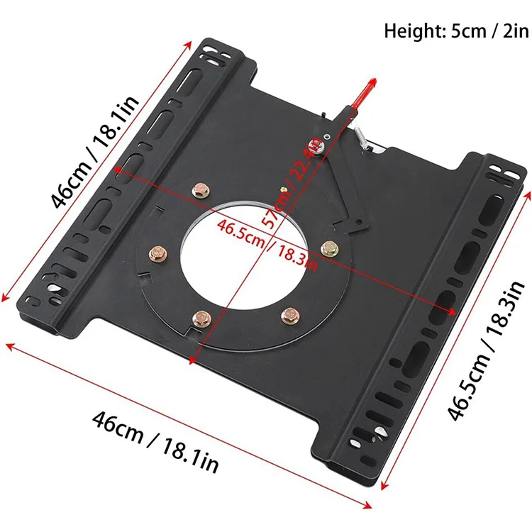 360 Degree Seat Turner RV Swivel Seat Base - 360 Degree Rotating Base ...