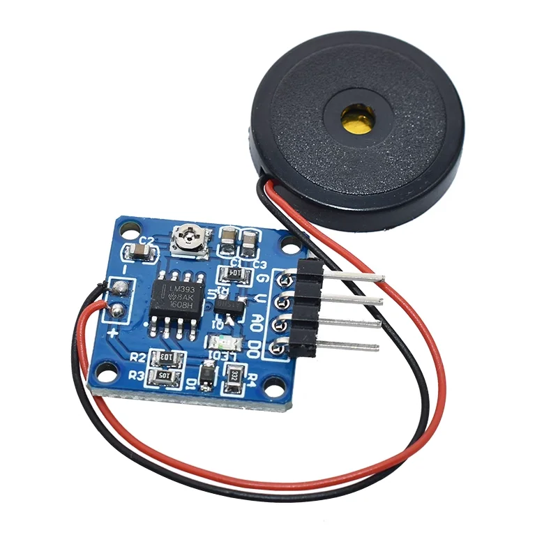 Vibration sensor piezoelectric plate percussion vibration switch module ...