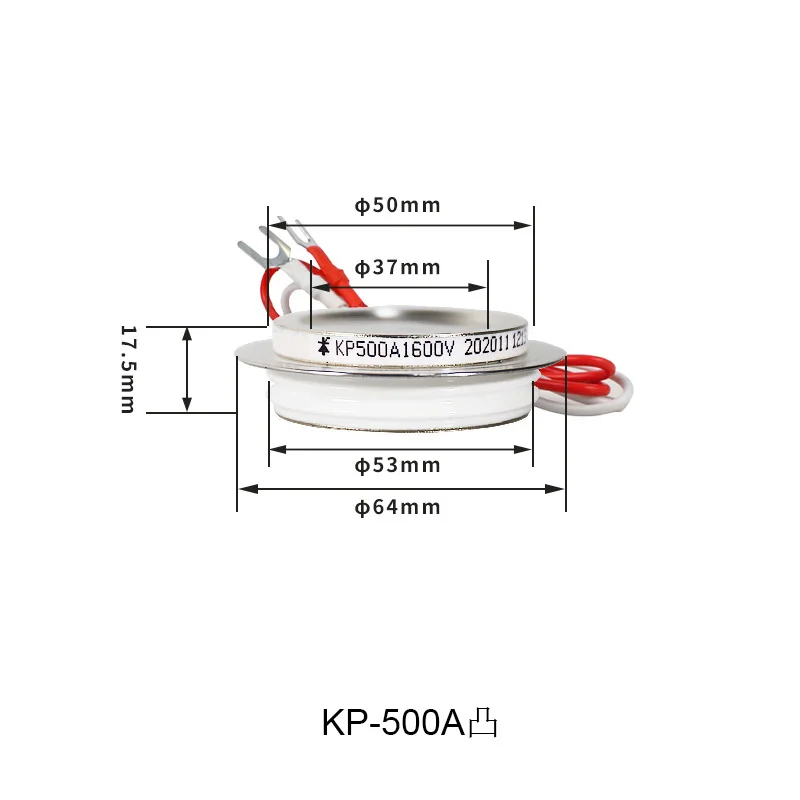 Tiristor de disco plano, 200A, 1000V, KP200A, KP300A, KP800A, KP1000A, KP2000A, KP3000A, KP5000A ...