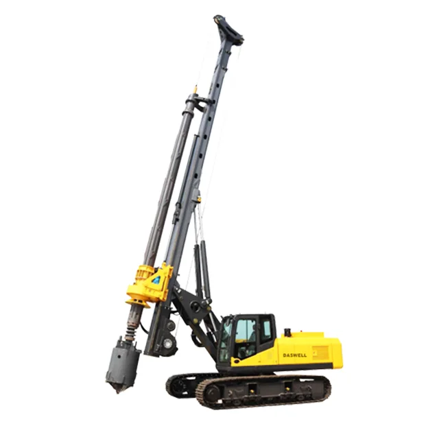 Hydraulic Telescopic Crawler Rotary Drilling Rig - 50m Depth