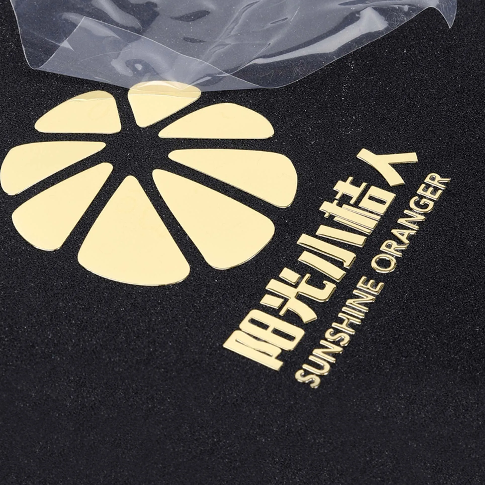 Wholesale Custom Gold Metallic 3D LOGO Label - Emboss Sticker