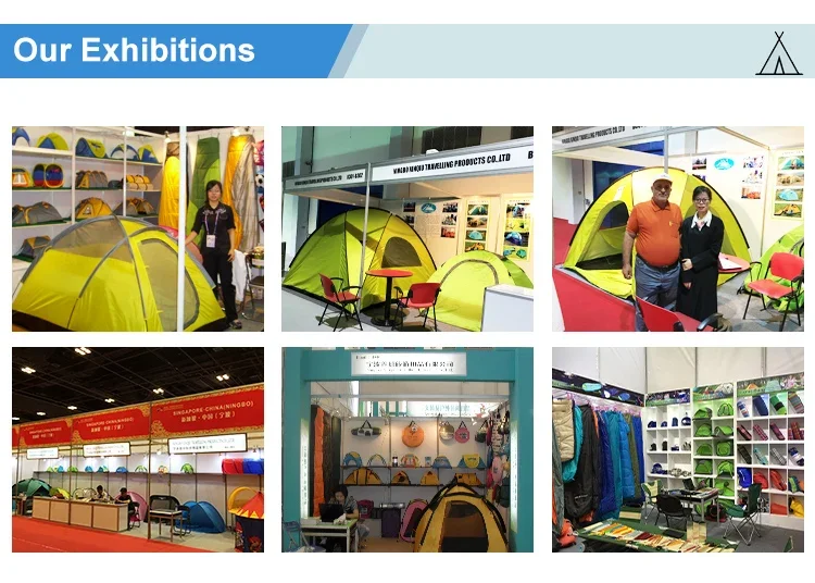 Two Bedroom One Living Room Double Layered Camping Tent Outdoor Sun ...