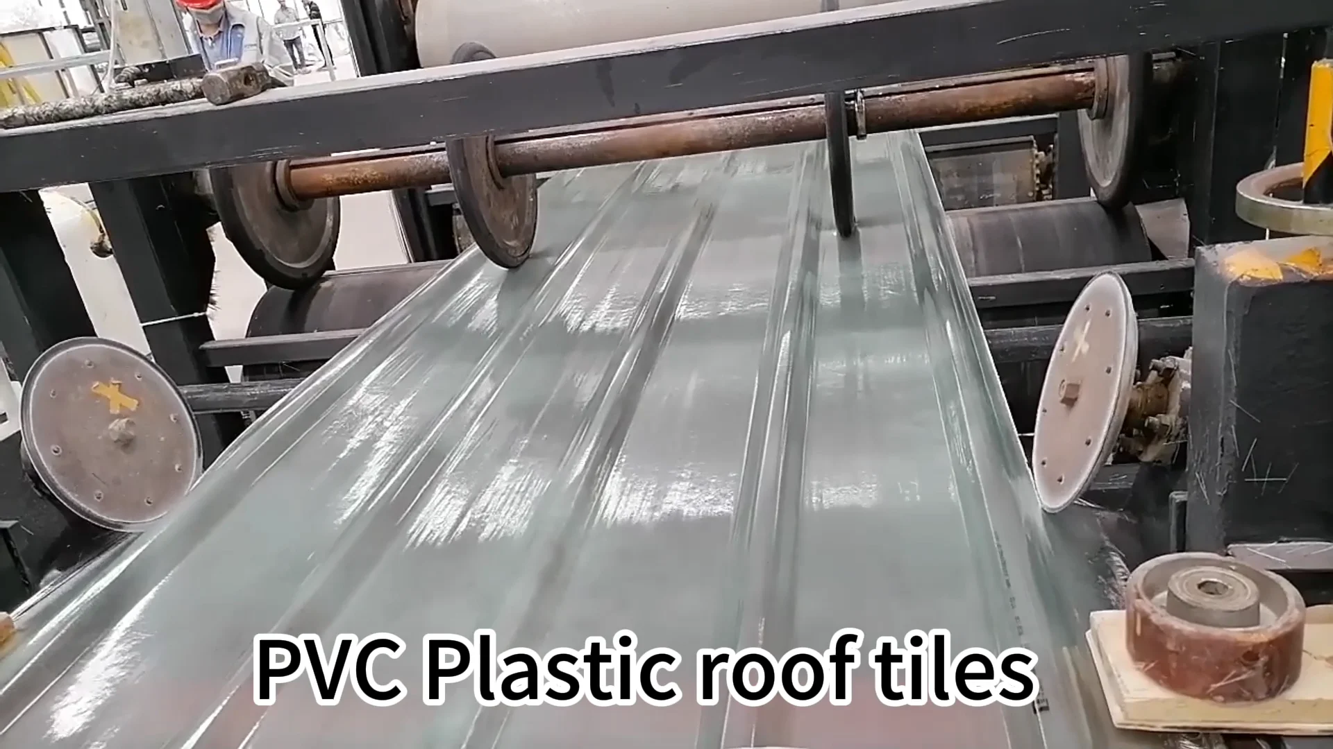 High Wave Tejas Plastic Pvc Roofing Sheet 1075mm Thermoacustica ...