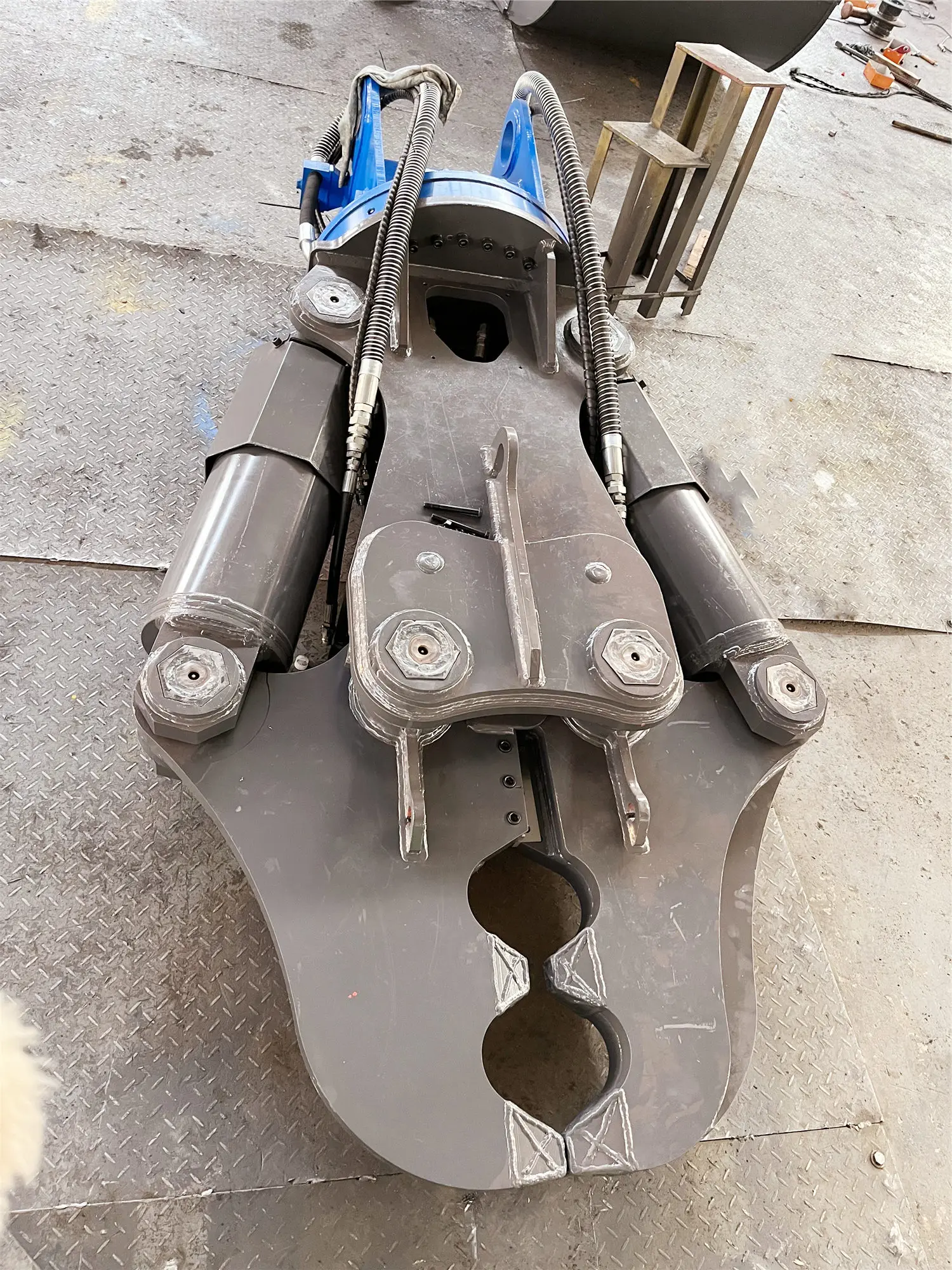 Excavator Hydraulic Shear Sections Demolition Shear For 20-30 Ton ...