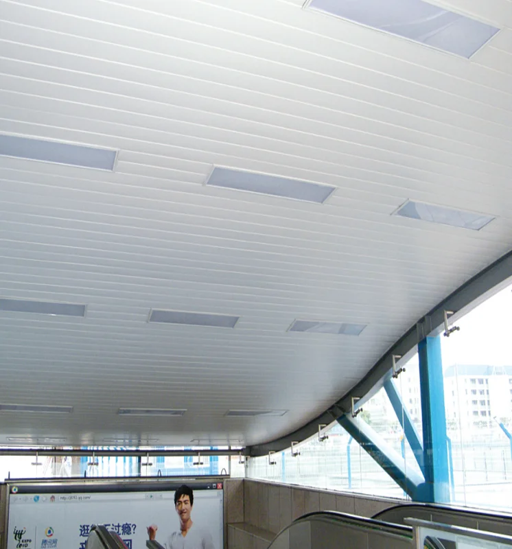 Modern Stretch Ceiling Aluminum Strip Ceiling 3 Cm C Stripe Ceiling ...