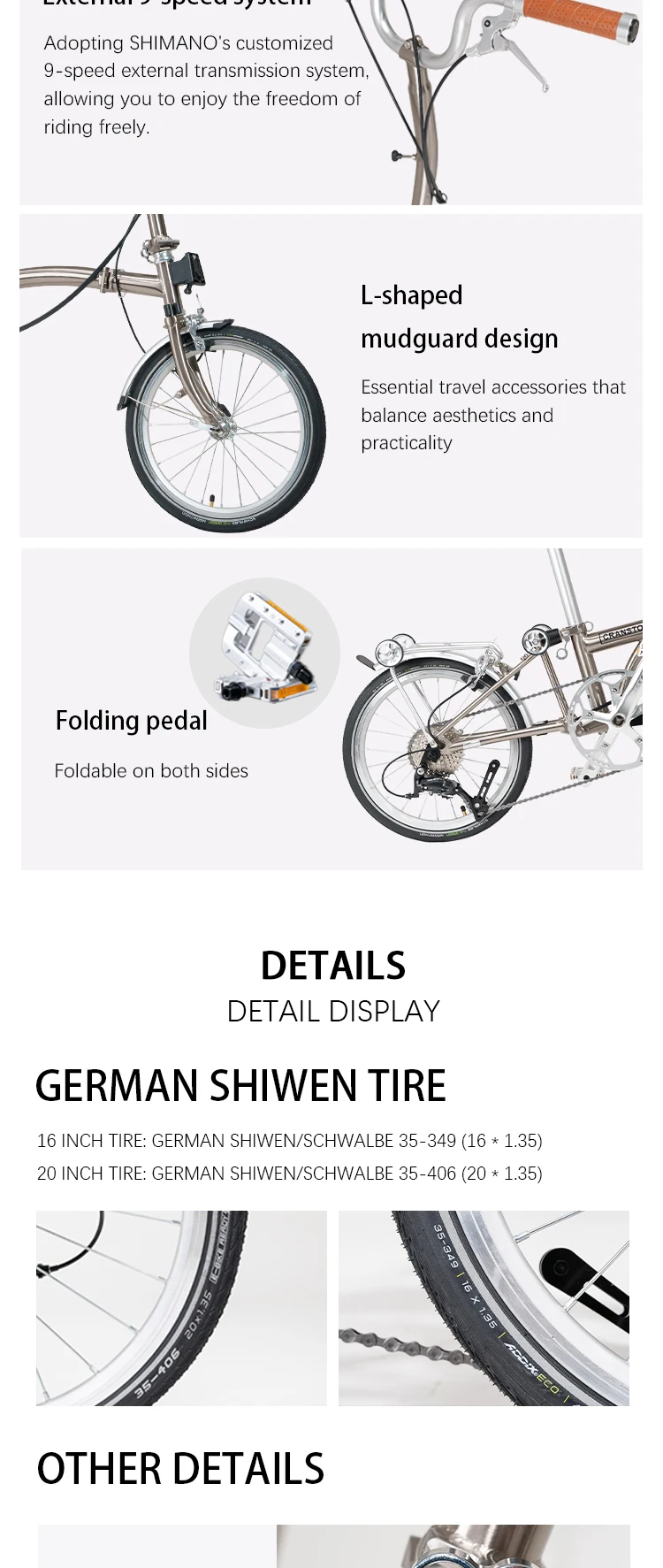 CRANSTON R9 Max Tri-Folding Bike - Lightweight & Foldable