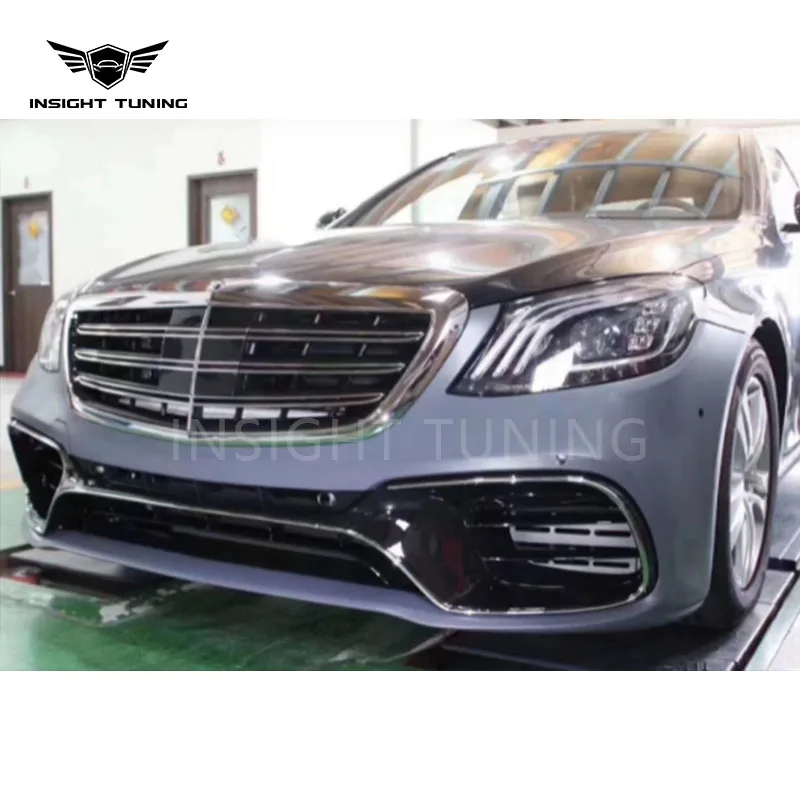S63 Design Bodykit W222 Upgrade Facelift for Mercedes Benz W222 2014 ...