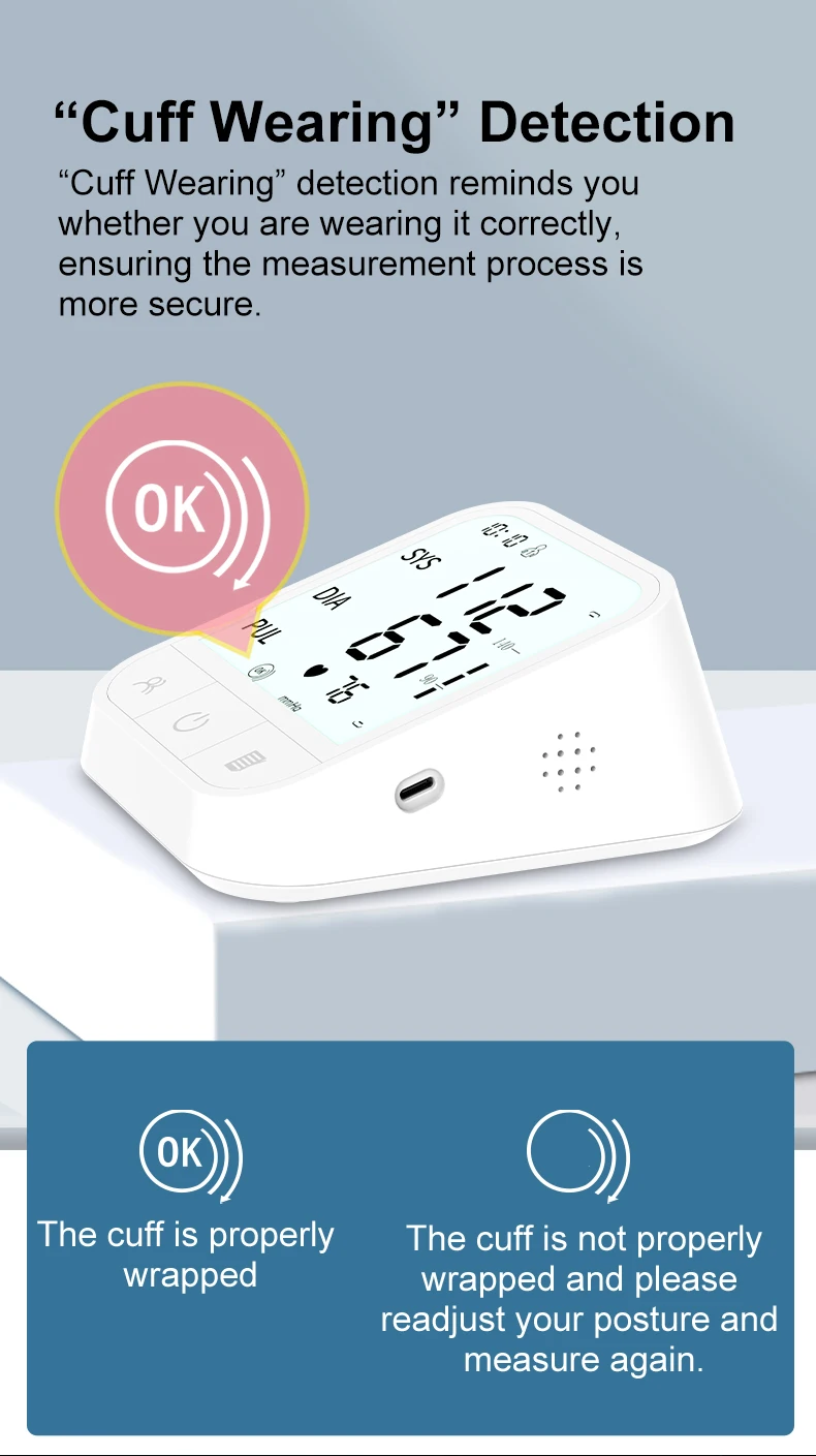 High-precision Digital BP Machine - Easy Blood Pressure Monitoring