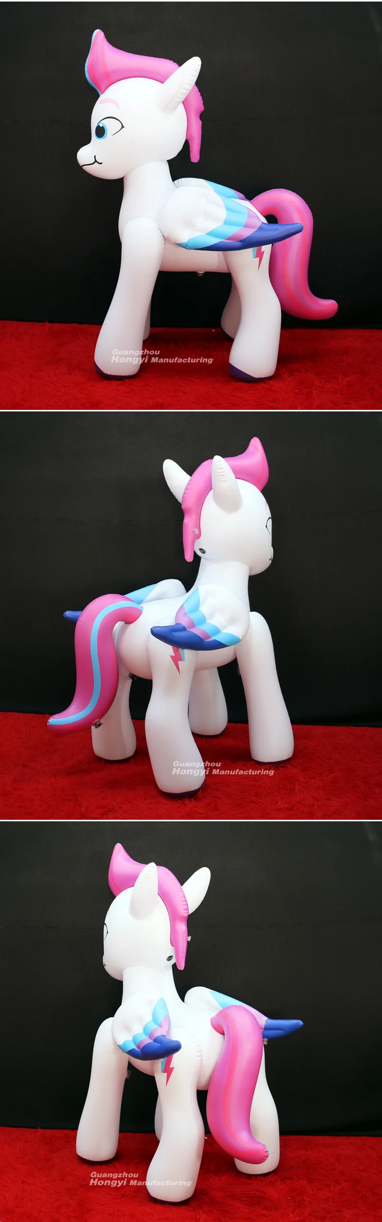 Customizable Inflatable Pony Toy by Hongyi - Perfect for Events