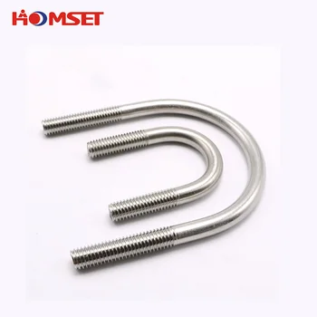 China Fastener Manufacturer Square U-bolt Earth Clamp Din 3570 Steel U ...
