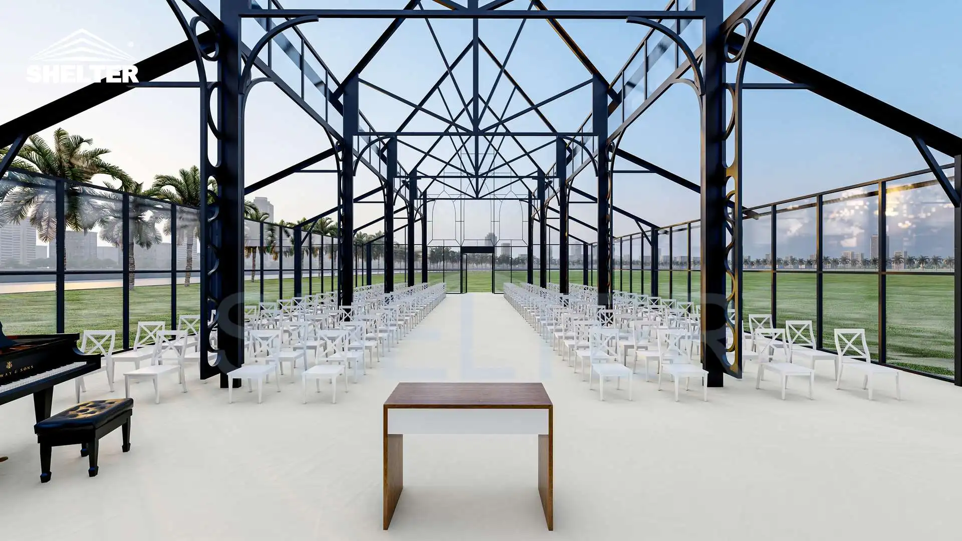 Luxury Modern Glass Tent - Perfect for Events & Weddings