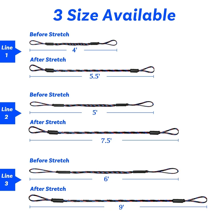 4-5.5ft Anchor/mooring Rope For Boat Kayak Canoe-marine Supplies Boat ...