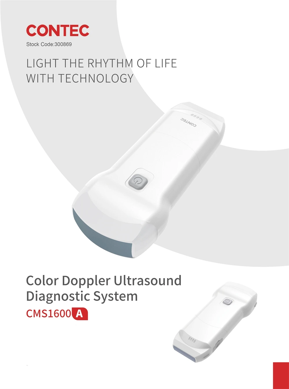 Contec Cms1600a Ultrasound Handheld Device Usg Color Doppler Ultrasound ...