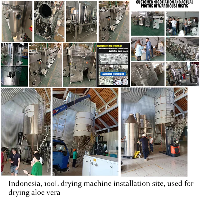 Industrial Spray Dryer Machine Spray Dryer Machine For Tomato Powder ...